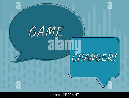 Hand writing sign Game Changer, Word for Sports Data Scorekeeper ...