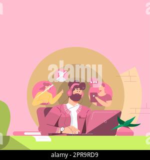 Colleagues Using Technology Having Online Meeting Discussing Future ...