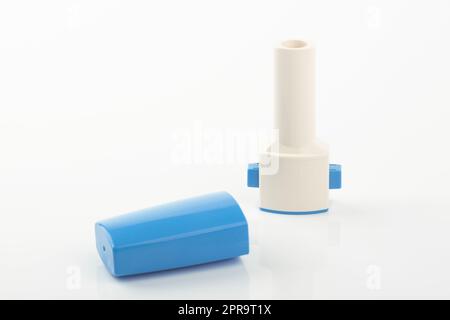 Metered Dose Inhaler isolated over white background Stock Photo - Alamy