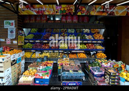 Grocery Shop Green Lanes , Haringey, London . April 2023 Stock Photo ...