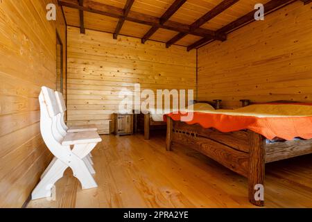 Beautiful wooden dacha cottage in rural Sakhalin Island Russia Stock ...