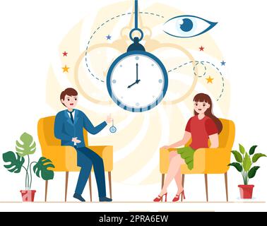 Hypnosis with Black and White Spirals Creating an Altered State of Mind ...