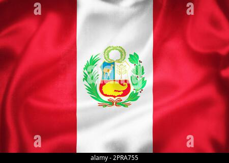 Grunge 3D illustration of Peru flag, concept of Peru Stock Photo - Alamy