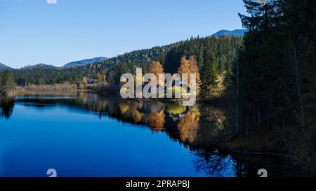 Hubertus lake near Mariazell Stock Photo - Alamy