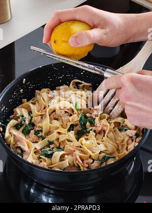 A closeup shot of an Italian dish made with vegetables and served on a ...