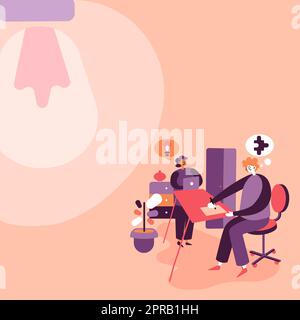 Partners Sharing New Wonderful Ideas For Skill Improvement Discussing ...