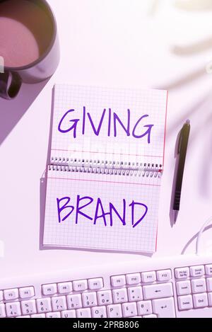 Handwriting text Build Your Brand. Concept meaning Make a commercial ...