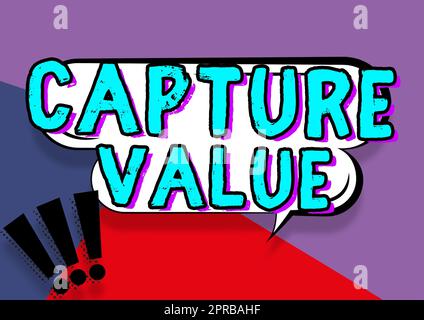 Conceptual display Capture Value. Word for Customer Relationship ...