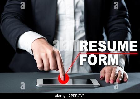 Businesswoman holding tablet computer layout Stock Photo - Alamy