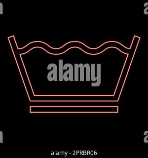 Delicate wash Clothes care symbols Washing concept Laundry sign icon in ...