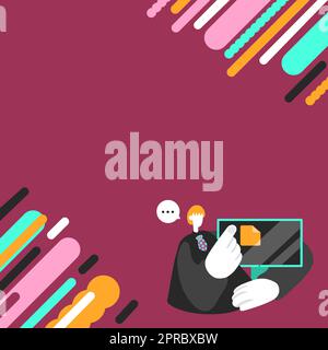 Businessman Talking About New Files On Computer. Entrepreneur ...