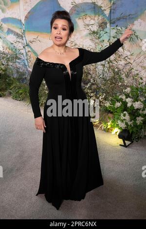Lea Salonga arrives for the State Dinner with President Joe Biden and ...