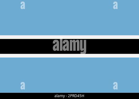 Botswana vector flag. Aftrican country nation sign Stock Vector Image ...