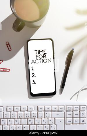 Text sign showing Ready To Go. Conceptual photo Are you prepared for ...