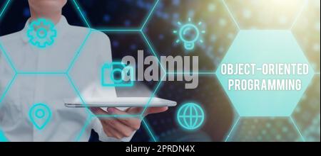 Inspiration showing sign Object Oriented Programming. Business showcase Language model objects ...