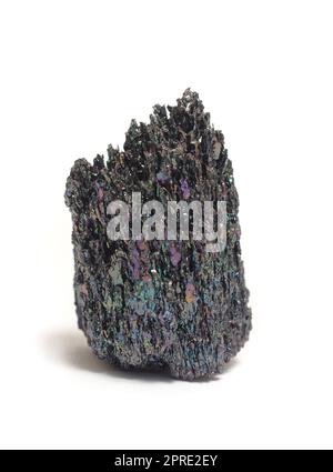 Colorful Silicon Carbide Specimen Isolated on White Background Stock ...