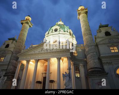 Karlskirche translation St Charles Borromeo church in Vienna, Austria ...