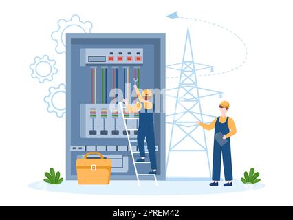 Lighting and Electricity Energy Maintenance Service Panel Cabinet of ...