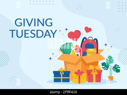 Happy Giving Tuesday Celebration with Give gifts to Encourage People to ...