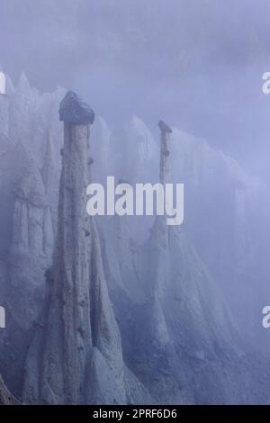 Earth pyramids of Platten (Erdpyramiden - Piramidi di Plata) near ...