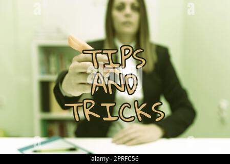Conceptual display Tips And Tricks. Concept meaning Steps Life hacks ...