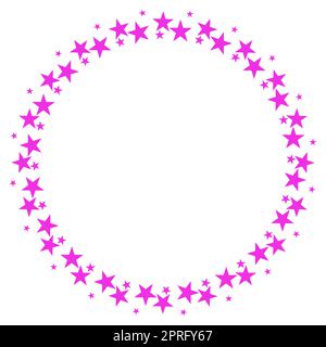 A 20 sided mandala style border over a white background Stock Photo - Alamy