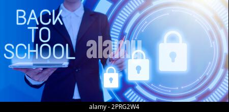 Inspiration showing sign Back To School, Business approach New Teachers ...