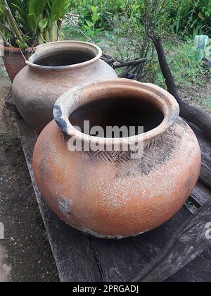 Old earth basins Stock Photo - Alamy
