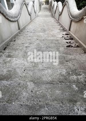 The old concrete step in temple Stock Photo - Alamy