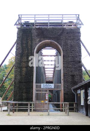 Gradierwerk graduation tower Stock Photo - Alamy