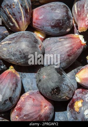 Freshly picked organic figs Stock Photo - Alamy