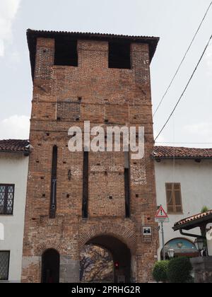 Ricetto fortified medieval village in Candelo, Italy Stock Photo - Alamy