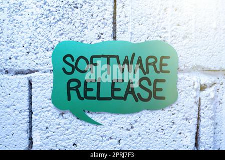Conceptual display Software Releasesum of stages of development and ...