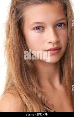 Shell grow up to be a stunner. Cropped view of a fresh-faced young teen ...