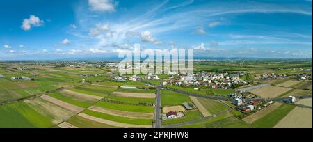 Aerial view of Jianan Plain in Taiwan Stock Photo - Alamy