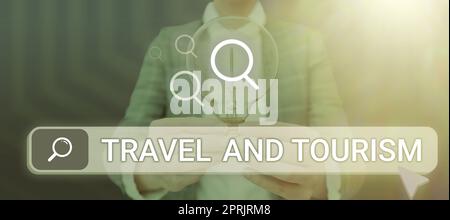 Inspiration showing sign Travel And TourismTemporary Movement of People ...