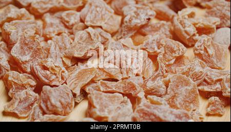 Stack of chinese style dry plum Stock Photo - Alamy