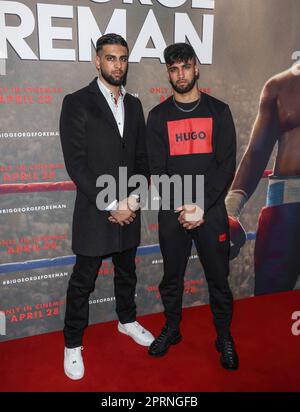 Hassan Azim seen attending a VIP Gala Screening of "Big George Foreman ...