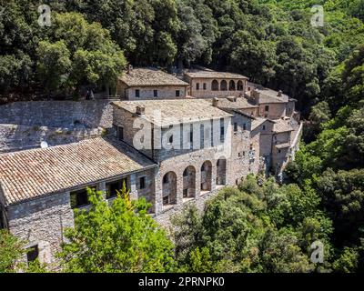 Hermitage of the Prisons of Assisi. Pristine religious place Stock ...