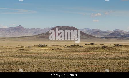 Easy Chair Extinct Volcanic Crater in Nevada Stock Photo - Alamy