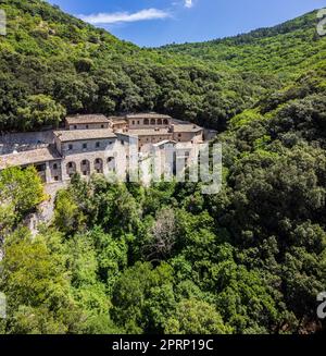 Hermitage of the Prisons of Assisi. Pristine religious place Stock ...