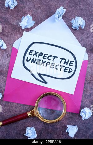 Text sign showing What To Expect. Business photo showcasing asking ...