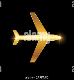 Golden Plane Travel Tourism Logo Sign Stock Vector Image & Art - Alamy