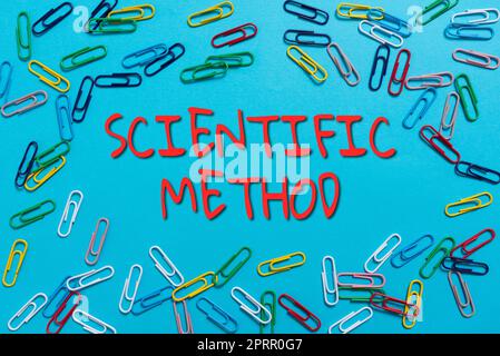 Conceptual caption Scientific MethodPrinciples Procedures for the ...