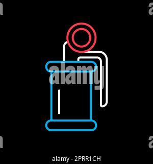 Hand flash grenade of special forces vector icon. Police explosive ...