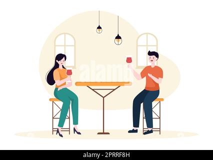 Traditional Thailand Food Template Cartoon Hand Drawn Illustration ...
