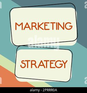 Text sign showing Marketing StrategyScheme on How to Lay out Products ...
