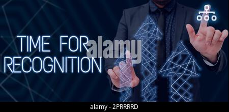 Text caption presenting Time For Recognition, Internet Concept Acknowledgement Interval between ...