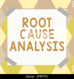 Inspiration showing sign Root Cause Analysis, Internet Concept Method of Problem Solving ...