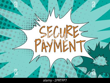 Hand writing sign Secure PaymentSecurity of Payment refers to ensure of ...
